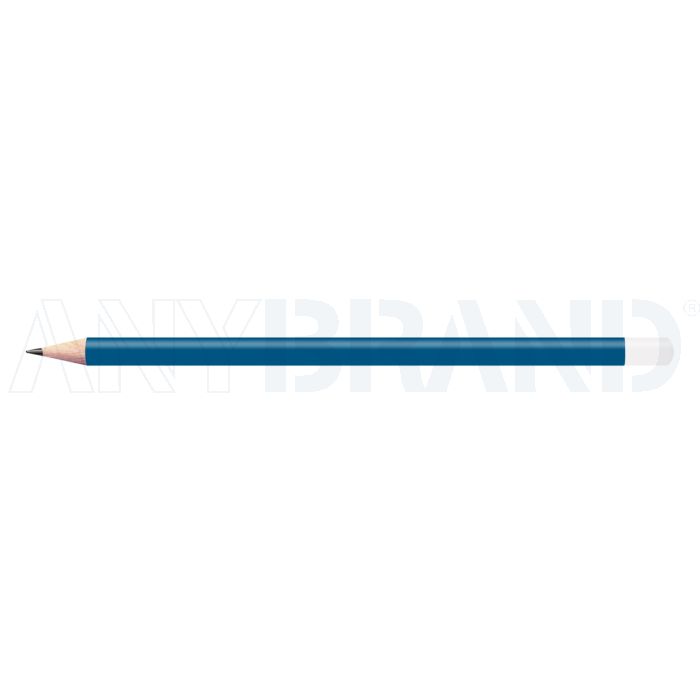 Staedtler Bleistift blau mit farbiger Tauchkappe rund blau mit Logo ...