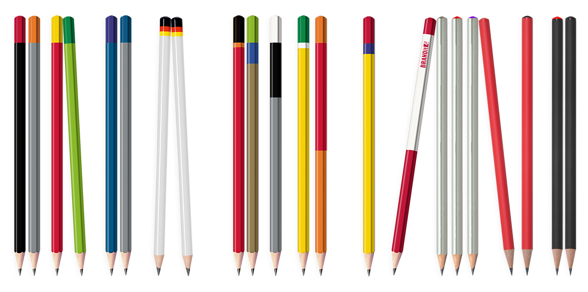 Bleistifte mit Tauchkappe bedrucken | Werbeartikel ANYBRAND